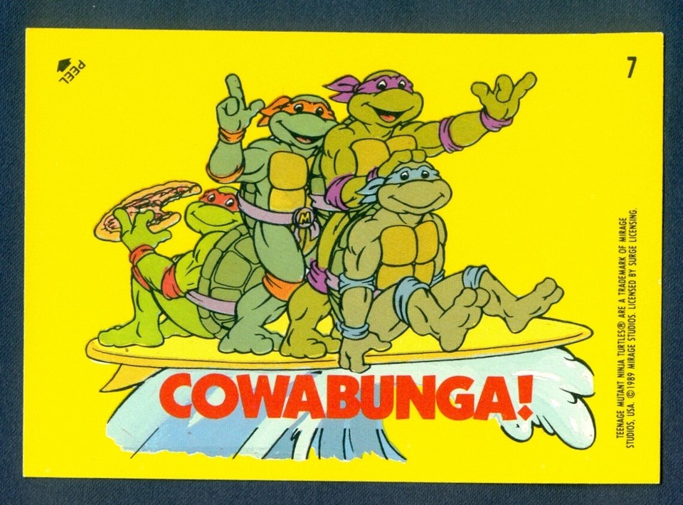 1989 Topps Teenage Mutant Ninja Turtles Stickers Cards Complete Your ...