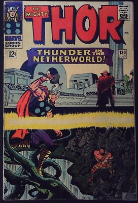 THOR #130 (1966) - KIRBY CLASSIC - G/VG (3.0) - Back Issue | eBay UK