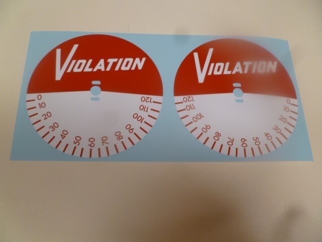 Rhodes Parking Meter Sticker/Decal Time Violation Only. 2 H.R. Time ...