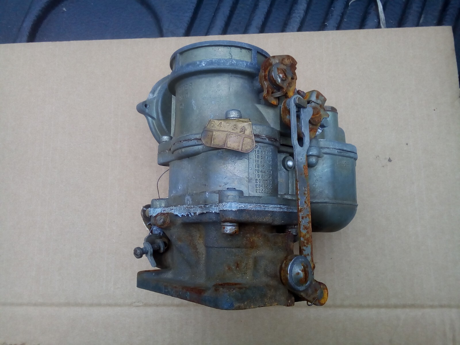 Vintage Carter WDO 6478 2v Carburetor Good Core Rebuildable | eBay
