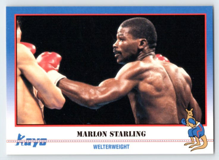 MARLON STARLING WELTERWEIGHT BOXER Kayo Boxing Trading Card 1991 B175 ...