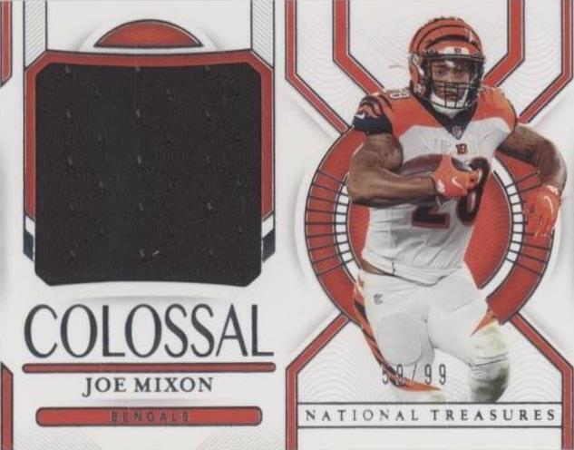 2020 Panini National Treasures - Colossal Materials Joe Mixon #CM-JM ...
