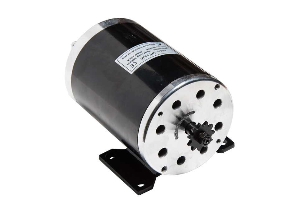 1000 W 48V DC electric motor kit w base speed controller & Foot Pedal ...