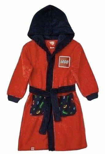 Boys size 4 Red LEGO fleece Dressing Gown with hood NEW 4695 | eBay