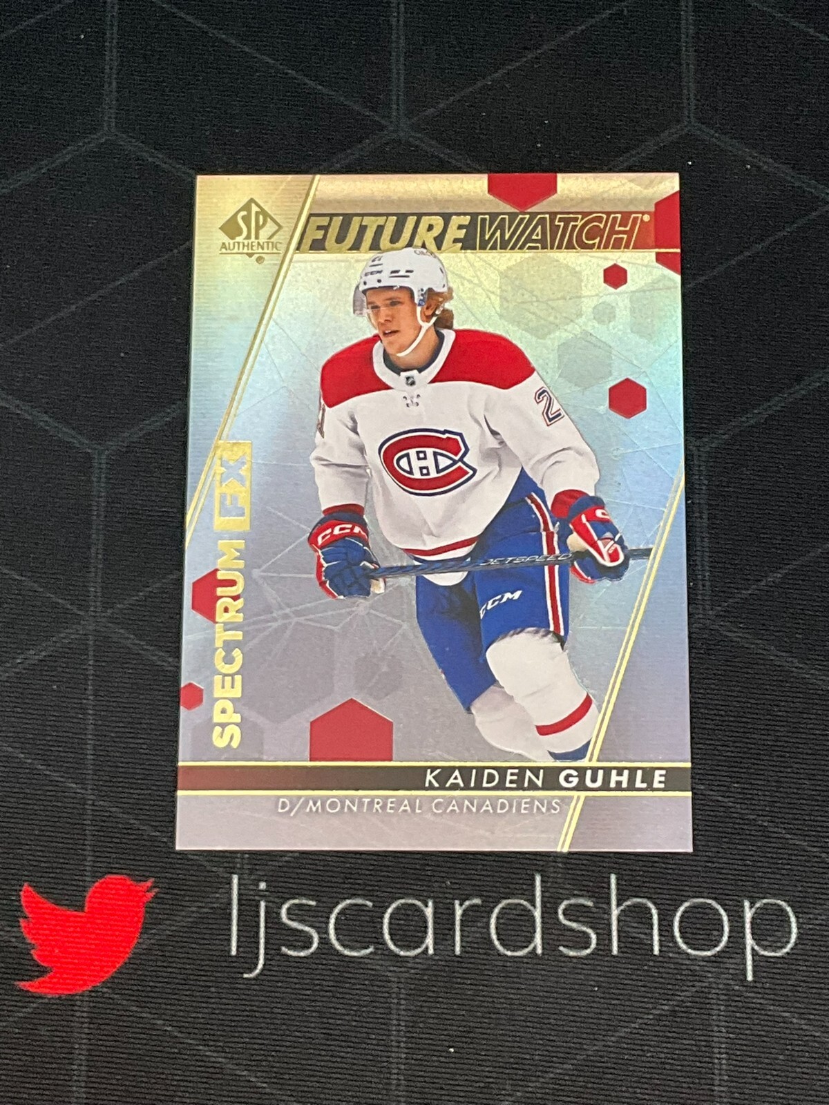 2022-23 UD SP Authentic Kaiden Guhle S-78 Spectrum FX Future Watch ...