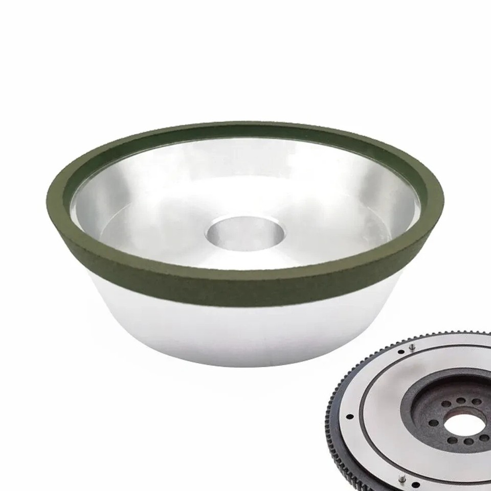 6 inch CBN Flywheel Grinding Wheel, 1-1/4 inch Arbor, Type 11V9 ...