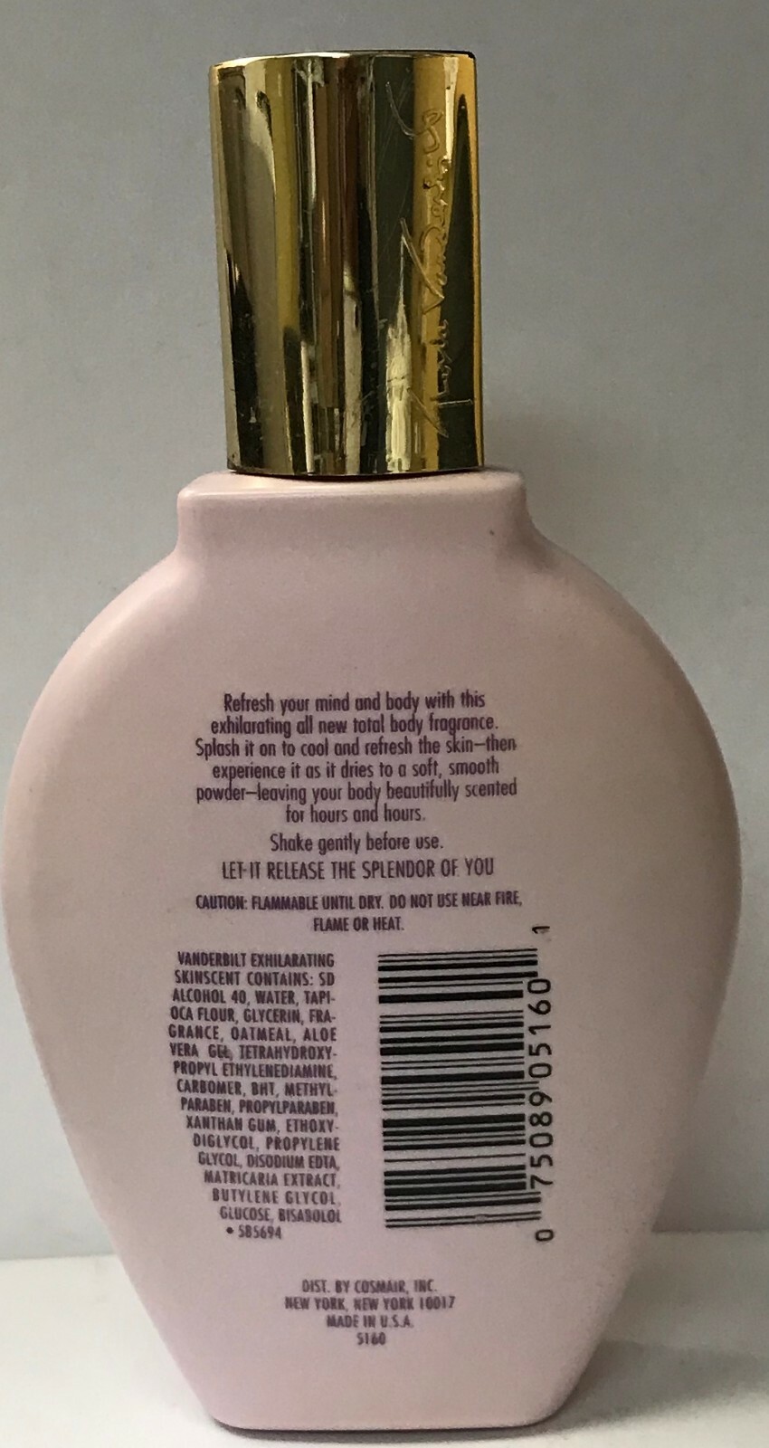 2 Vanderbilt Exhilarating Skinscent Fragrant Splash-On Powder 5 fl oz ...