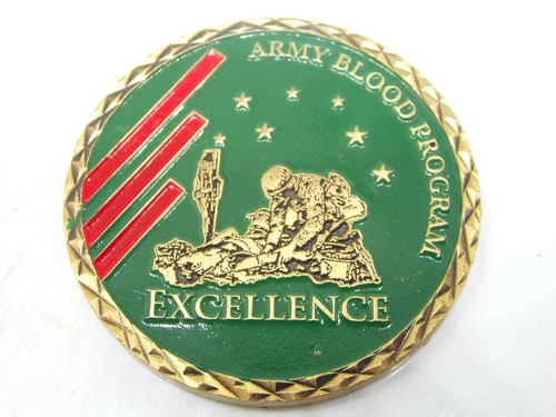 ARMY BLOOD PROGRAM EXCELLENCE CHALLENGE COIN | eBay