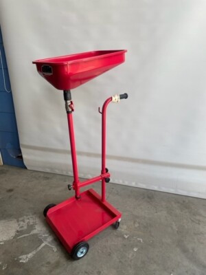 Oil Drain Trolley, Waste Collector, Powder Coated Steel (ODT-F) | eBay ...