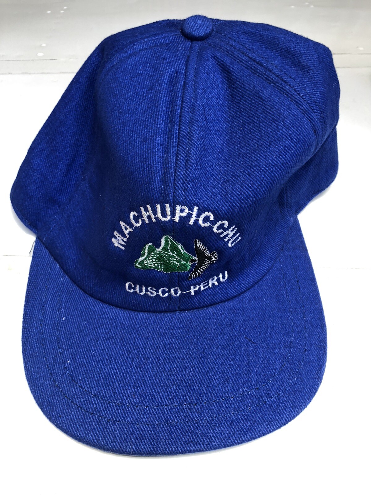 MACHUPICCHU CUSCO PERU BLUE BASEBALL CAP. BRAND NEW | eBay