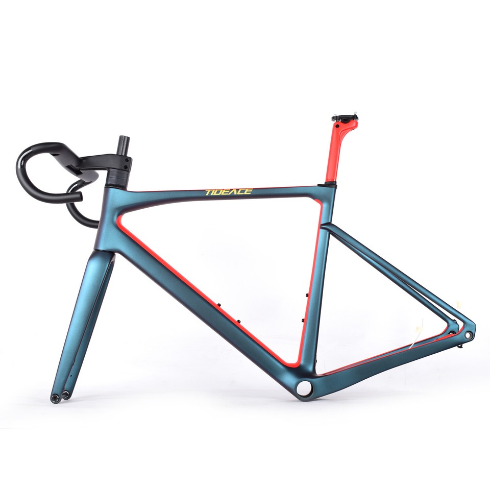 T1000 Full Carbon Fiber 700*32C Road Racing Disc Brake Bicycle Frame ...