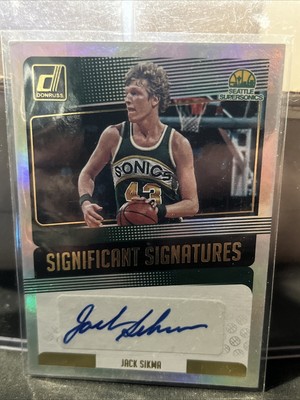 2018-19 Panini Donruss - Significant Signatures #SS-JSA Jack Sikma | eBay
