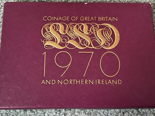 1970 Coinage of Great Britain and Northern Ireland 8 Coin Proof Set ...