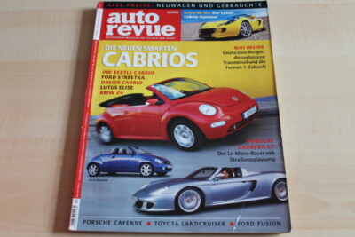 107672) Lotus Elise Type 25 v- Ford Capri 1600 - Auto Revue 04/2003 | eBay