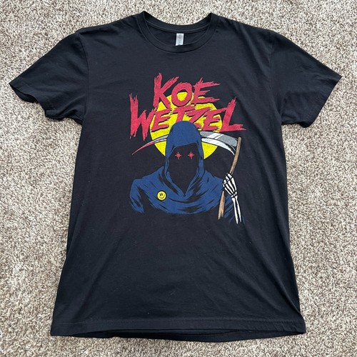 Koe Wetzel Tour T-shirt Size M Road To Hell Paso Tour Part 2 Black Grim Reaper | eBay