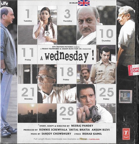 A WEDNESDAY - NEW BOLLYWOOD SOUNDTRACK CD | eBay
