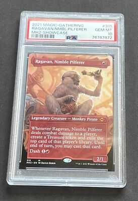 PSA 10 Gem Mint MTG Ragavan, Nimble Pilferer Modern Horizons 2 ...