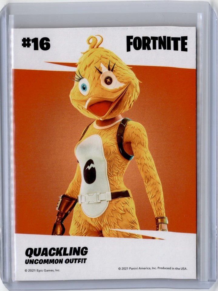 2021 Fortnite Quackling #16 Epic Games Uncommon Outfit | eBay