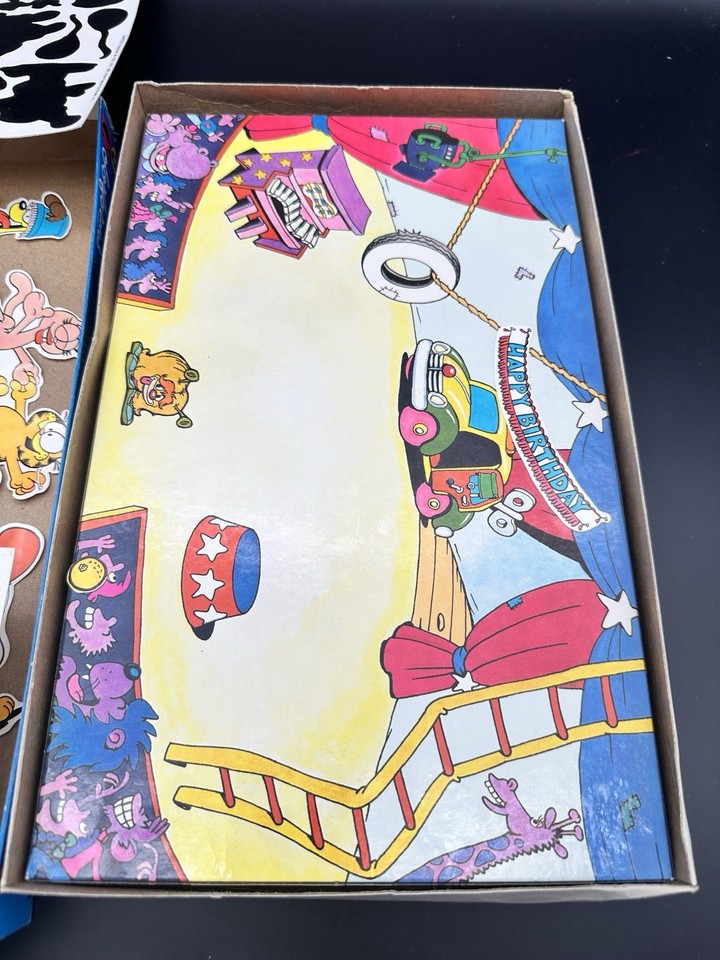 1988 Larry Harmon's Bozo The Clown & Bozostuffs Colorforms Playset ...