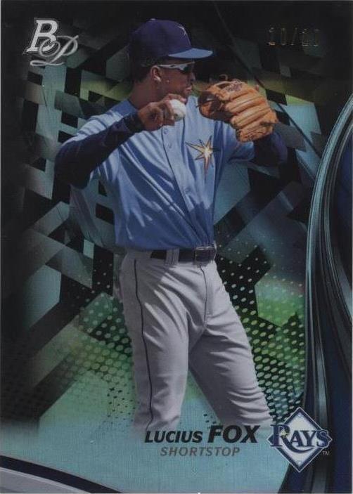 2017 Bowman Platinum - Top Prospects Lucius Fox #TP-LF Black /10 (RC ...