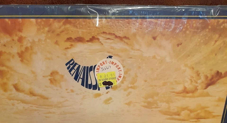 RENAISSANCE 1st LP UK BRAND NEW 1978 Yardbirds Jane Relf prog psych ...