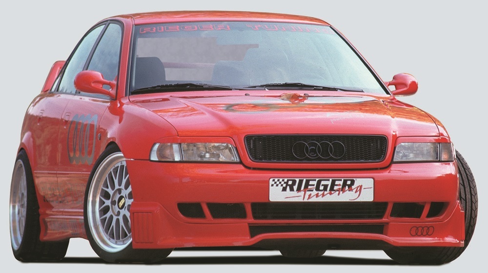 RIEGER Tuning Spoilerlippe Lippe passend für Audi A4 B5 STW-Look ABS ...