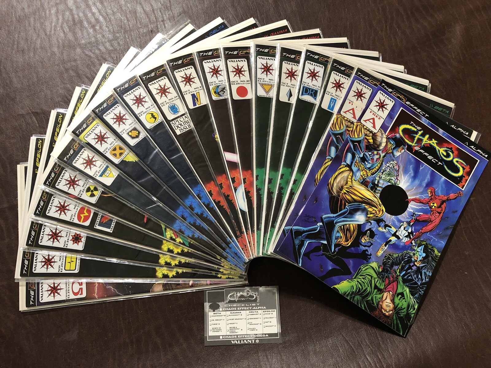 Valiant THE CHAOS EFFECT Crossover Series Includes Beta, Gamma, Delta ...