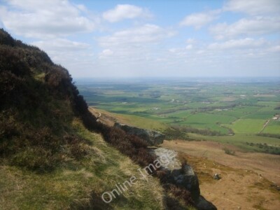 Photo 6x4 On Kirby Bank Great Busby On the Cleveland Way escarpment ...