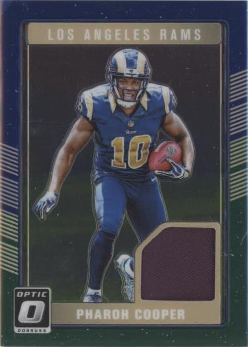2016 Donruss Optic - Rookie Threads Pharoh Cooper #DRT-PC Blue & Green ...