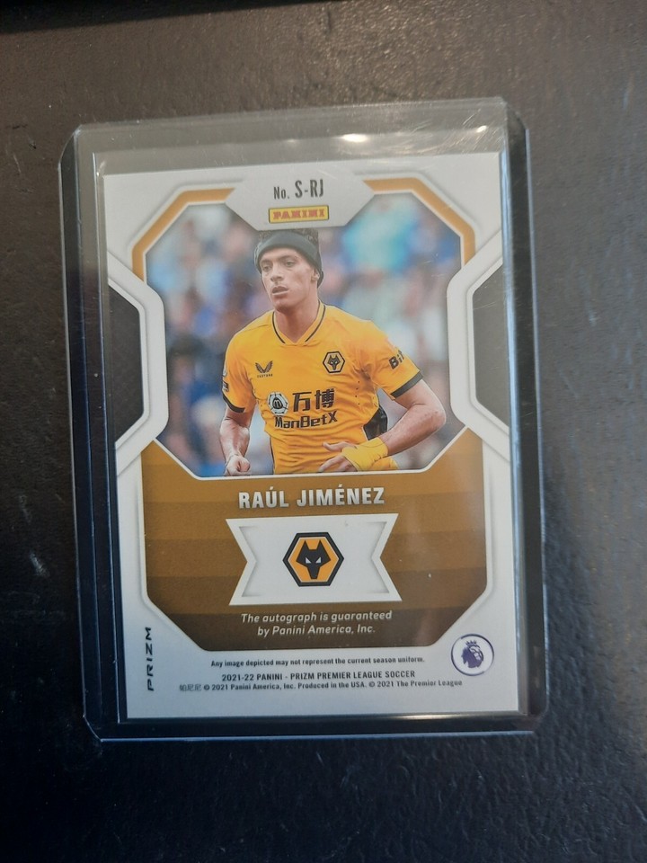 2021-22 Panini Prizm Premier League Raul Jimenez Signatures Choice #S ...