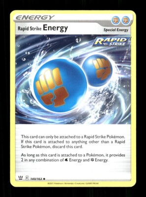 Pokemon Battle Styles Rapid Strike ENERGY 140/163 | eBay