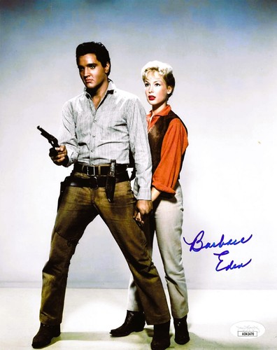 Barbara Eden Signed and JSA Certified 8x10 Color with Elvis, plus a ...