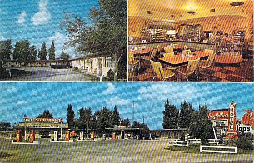 Flying Red Horse Motel, Compton, Ill. | eBay