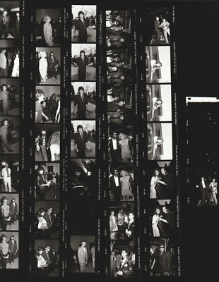 Contact Photo Sheet & Negative Brooke Shields Prince Pee Wee Herman ...