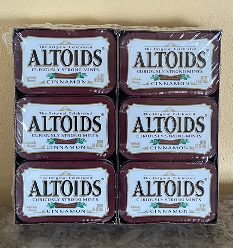 Altoids Curiously Strong Mints, Cinnamon, Original 1.76-Ounce Tins ...