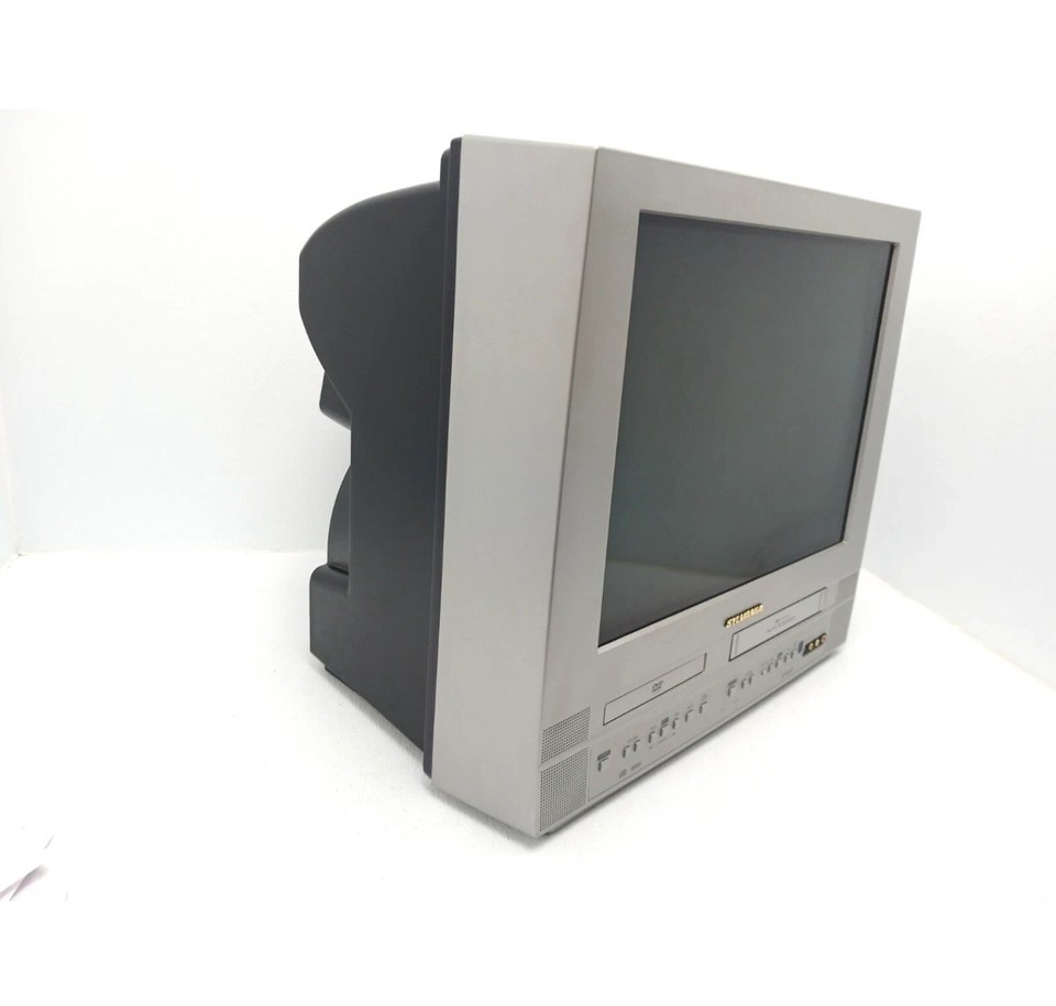 Sylvania 6720FDD 20 inch Flat Screen CRT TV Built In VCR DVD Player ...