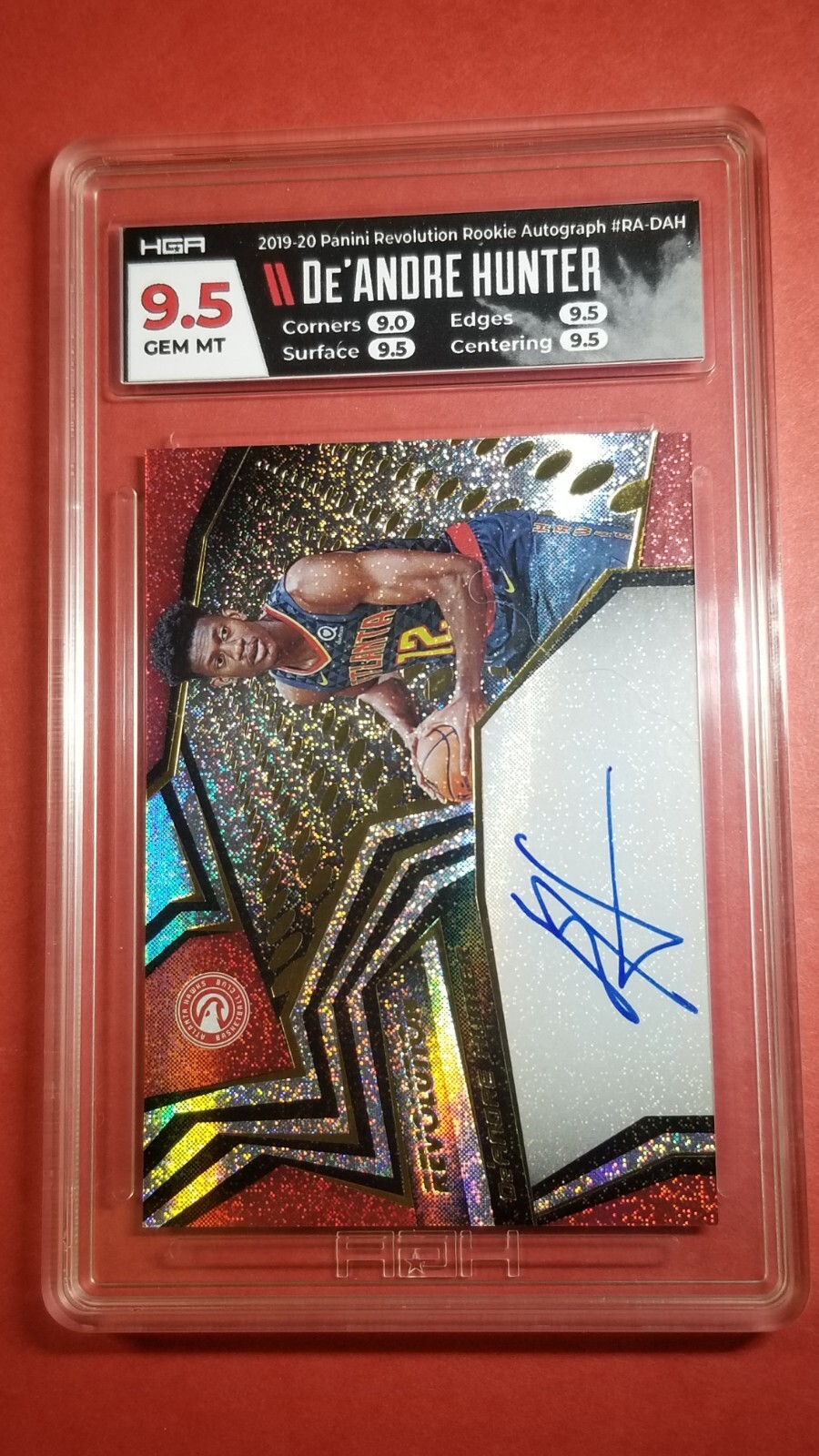2019 Panini Revolution DeAndre Hunter RC On Card Auto HGA 9.5 GEM MT | eBay