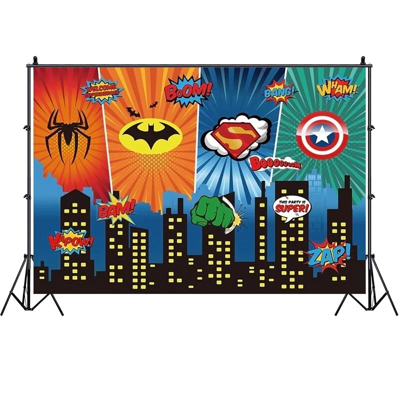 Superhero Backdrop