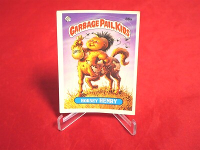 GARBAGE PAIL KIDS Horsey Henry Series 3 86a Topps 1986 Sticker | eBay