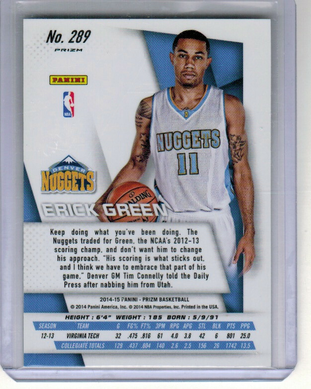 Erick Green 2014-15 Panini Prizm Red/White/Blue Basketball Rookie Card ...