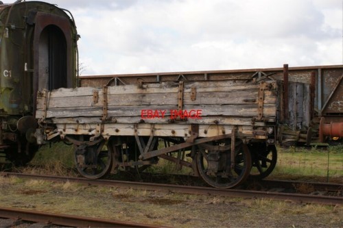 PHOTO UNKNOWN 4-PLANK UNFITTED OPEN WAGON WITH WOODEN UNDERFRAME AT ...