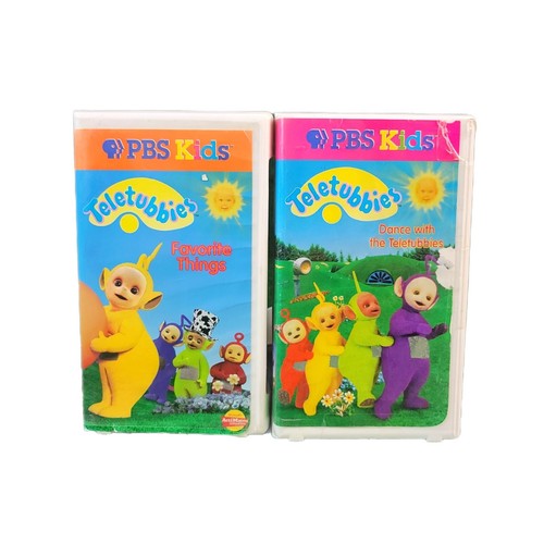 Vtg PBS Kids Teletubbies VHS LOT OF 2 Vol. 2 & 4 - Favorite Things ...