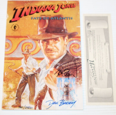 Indiana Jones & the Fate of Atlantis Dark Horse TPB Signed/Number Barry ...