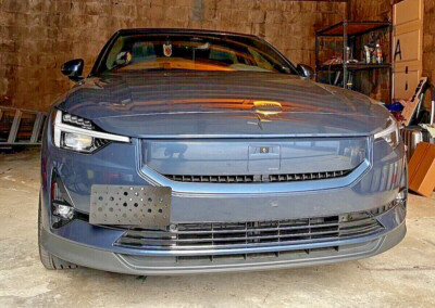 2021-2024 Polestar 2 Bumper Mount Tow Hook License Plate Bracket Mount ...