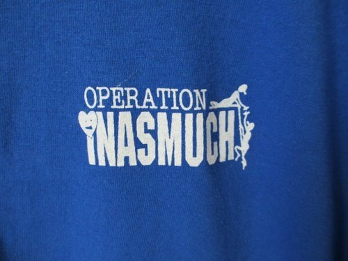 Operation Inasmuch blue 100% cotton short sleeve graphic t-shirt *Sz M ...