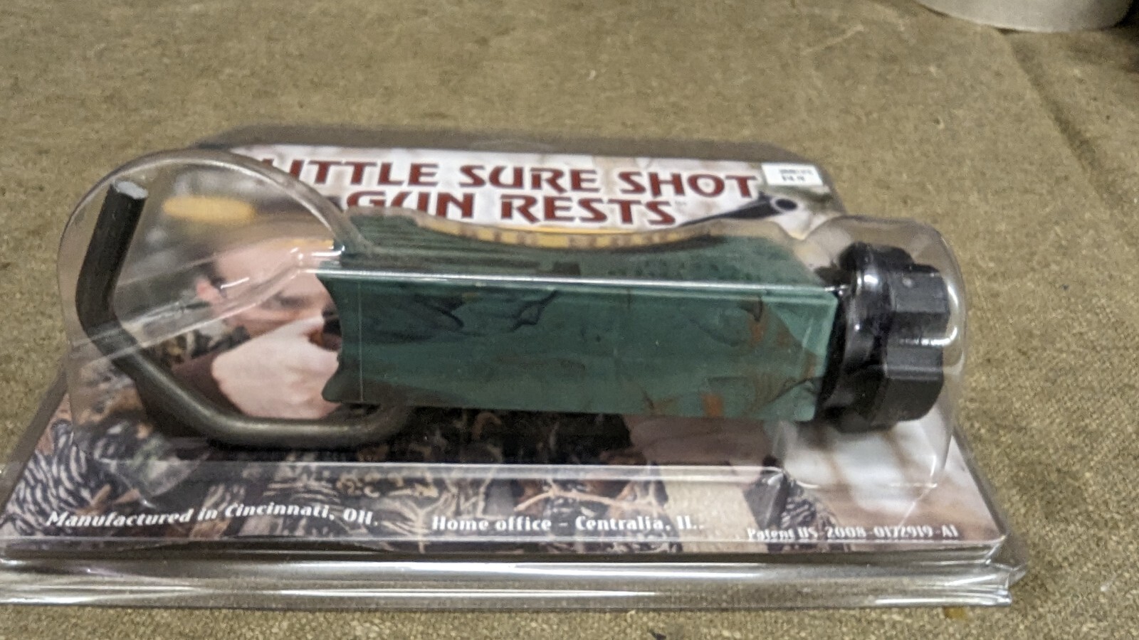 Little Sure Shot Gun Rest Ultra big mount, green | eBay