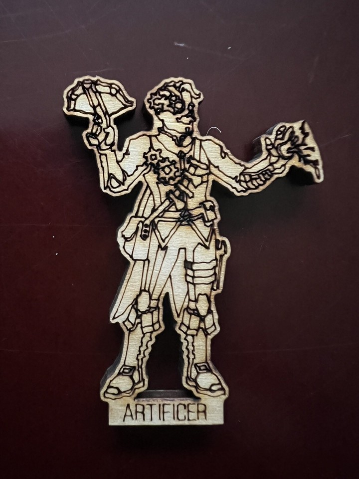 Miniatures Dungeons & Dragons Lot - All 14 Classes 5e Laser Cut Wood 1 ...