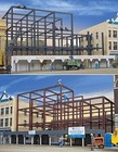Walthers Skyscraper Construction Site - Kit - HO Scale Model Railroad ...