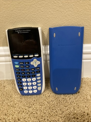 TI-84 Plus C Silver Edition Graphing Calculator TESTED Texas ...