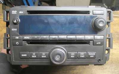 08 BUICK ENCLAVE RADIO AM-FM-STEREO-CD-DVD-MP3-PLAYER RECEIVER RADIO ...